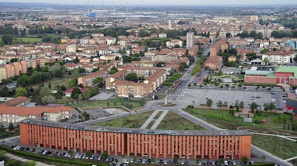 Pontedera panoramica aerea - Valdera Toscana